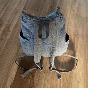 Jansport | Accessories | Rare Jansport Drawstring Closure Floral Denim ...